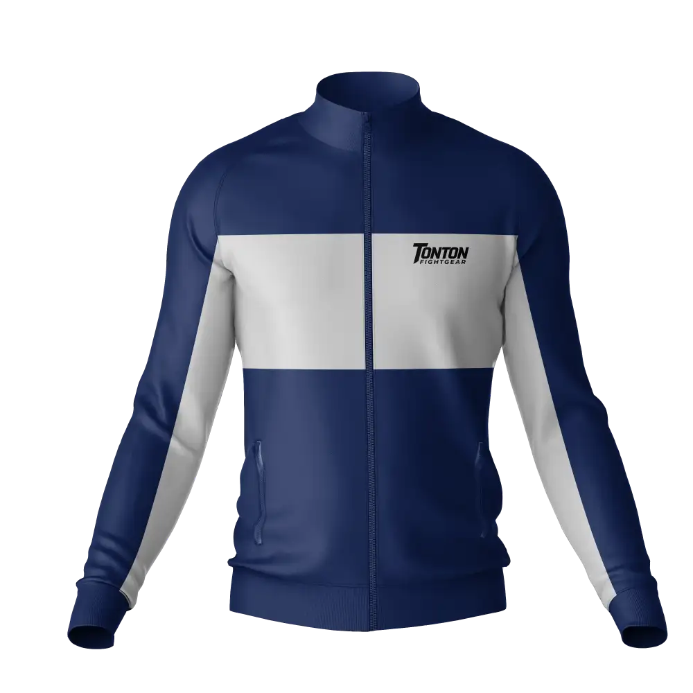 Custom Blue Embed Training Jacket – Tontonfightgear