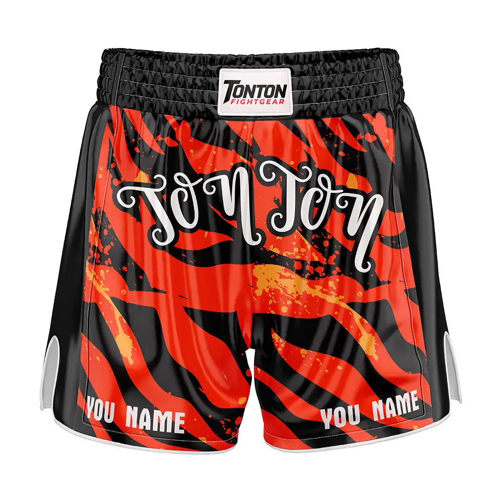 Custom Lava Muay Thai Shorts – Tontonfightgear